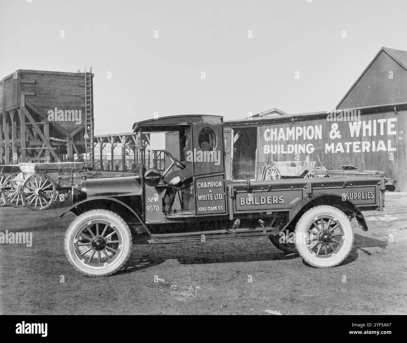 REO Speed Wagon Truck for Champion and White Ltd. builders supplies ...