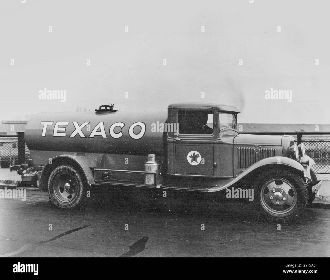 Texaco fuel truck 1934. Vintage Archive Photograph. Photo Credit Stuart ...
