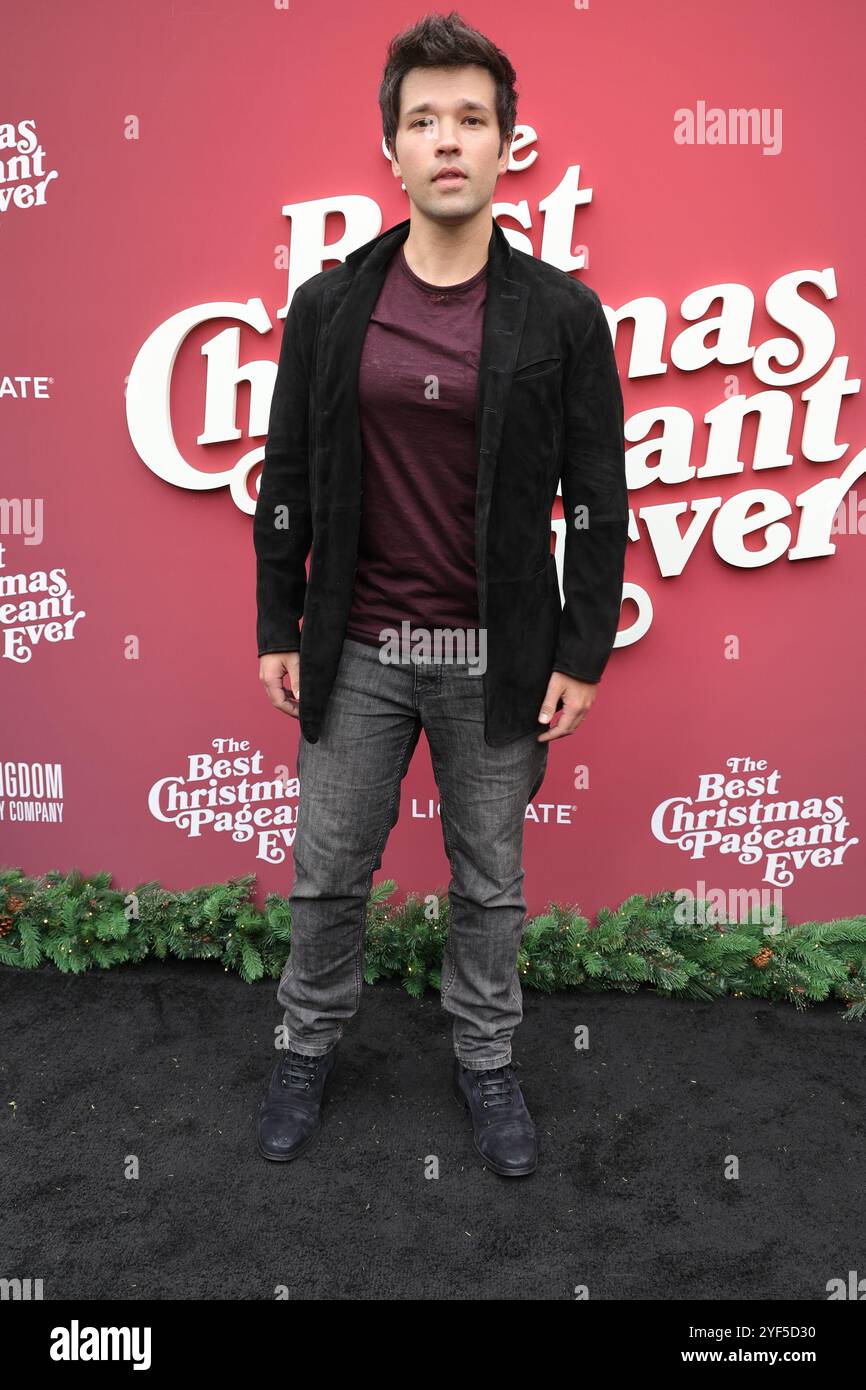 LOS ANGELES, CA - NOVEMBER 02: Nathan Kress at "The Best Christmas ...