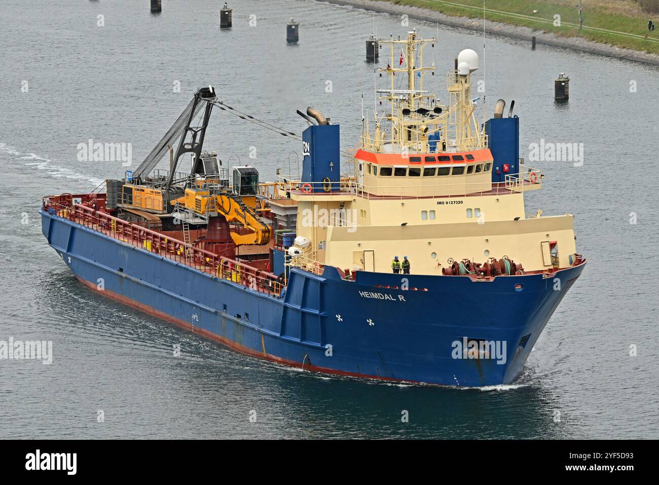 Rohde Nielsen's HEIMDAL R passing the Kiel Canal Stock Photo - Alamy