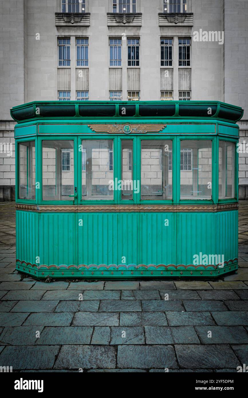 Old toll booth from the Mersey Tunnels, Liverpool Stock Photo - Alamy