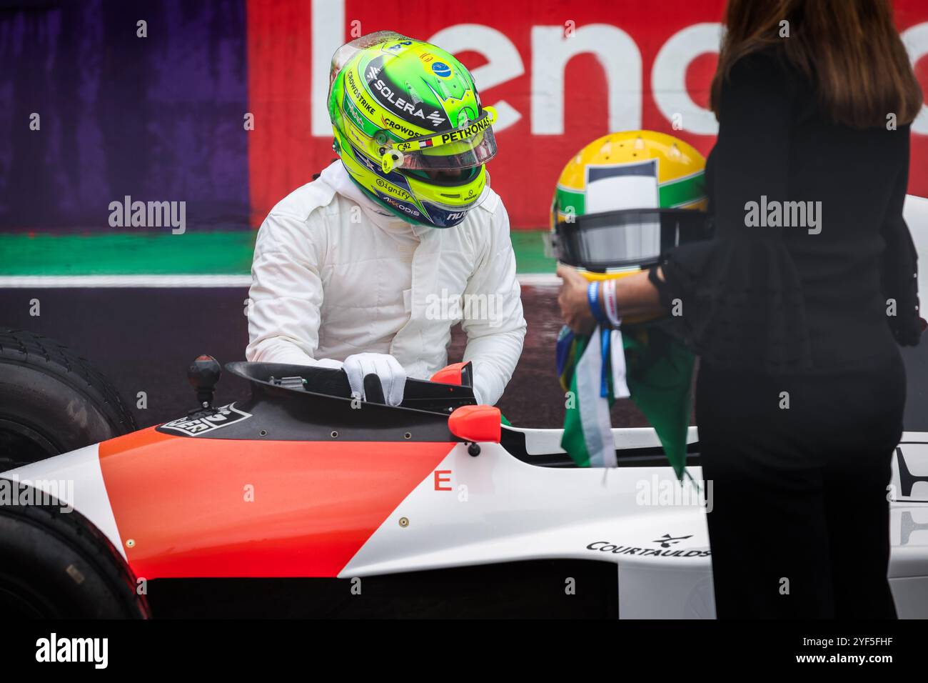 Sao Paulo, Brazil. 3rd Nov 2024. HAMILTON Lewis (gbr), after his drive ...