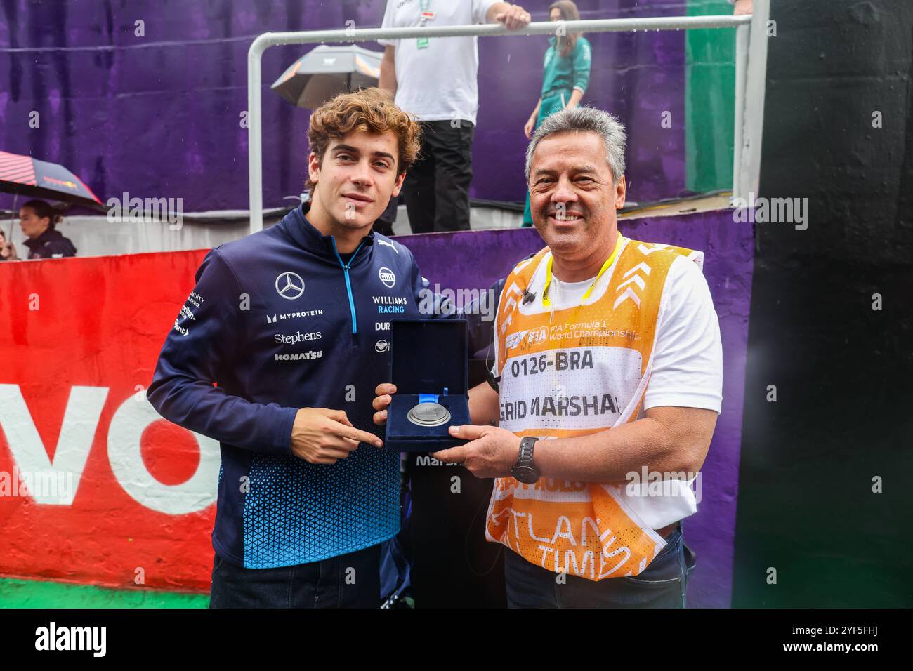 Sao Paulo, Brazil. 3rd Nov 2024. marshall award with COLAPINTO Franco ...