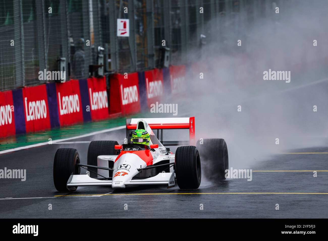 Sao Paulo, Brazil. 3rd Nov 2024. HAMILTON Lewis (gbr), driving the 1990 ...