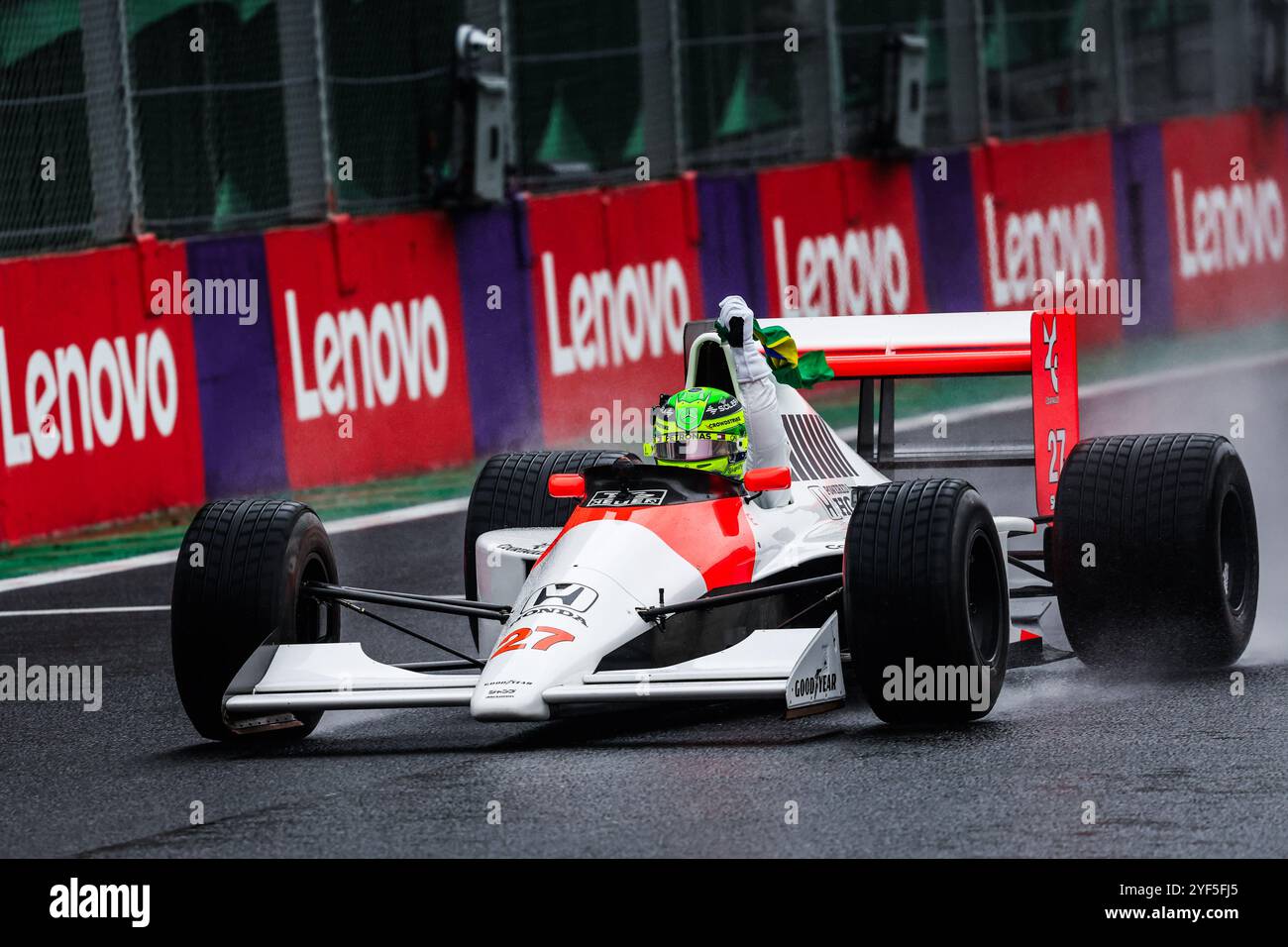 Sao Paulo, Brazil. 3rd Nov 2024. HAMILTON Lewis (gbr), driving the 1990 ...