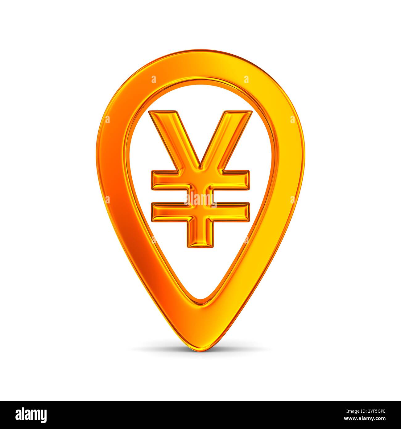 3d illustration orange shopping hi-res stock photography and images - Alamy