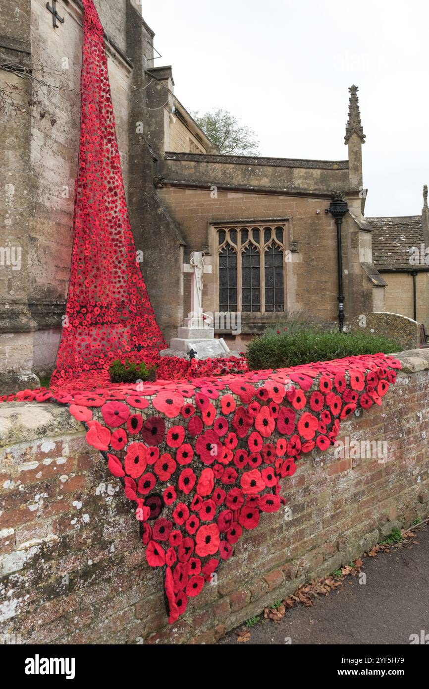 Holt, UK. 3rd Nov, 2024. Holt, a Wiltshire village has been decorated ...
