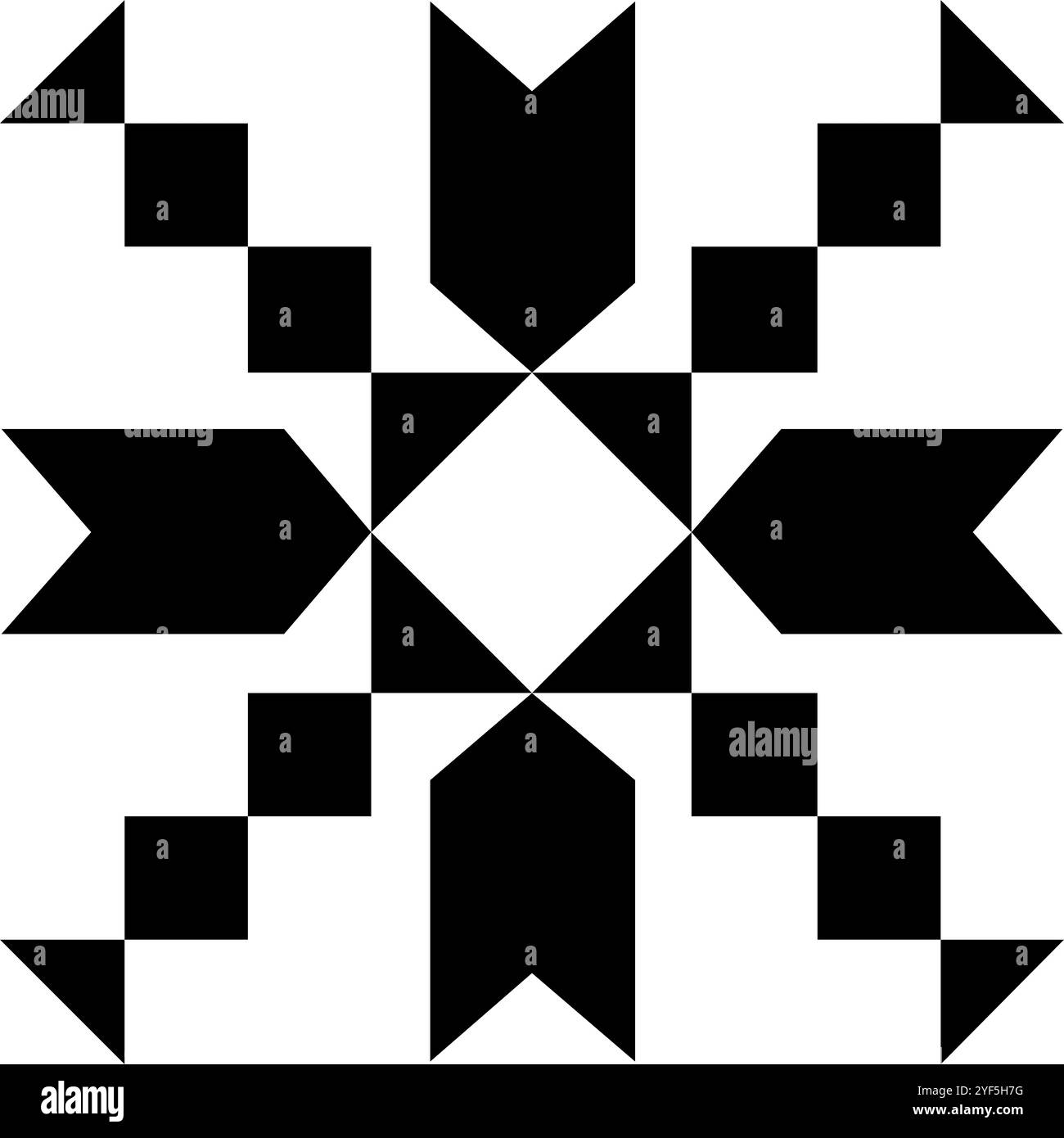 Barn quilt symbol icon illustration Stock Photo - Alamy