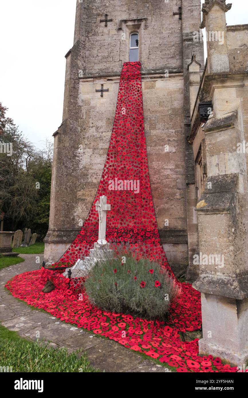 Holt, UK. 3rd Nov, 2024. Holt, a Wiltshire village has been decorated ...