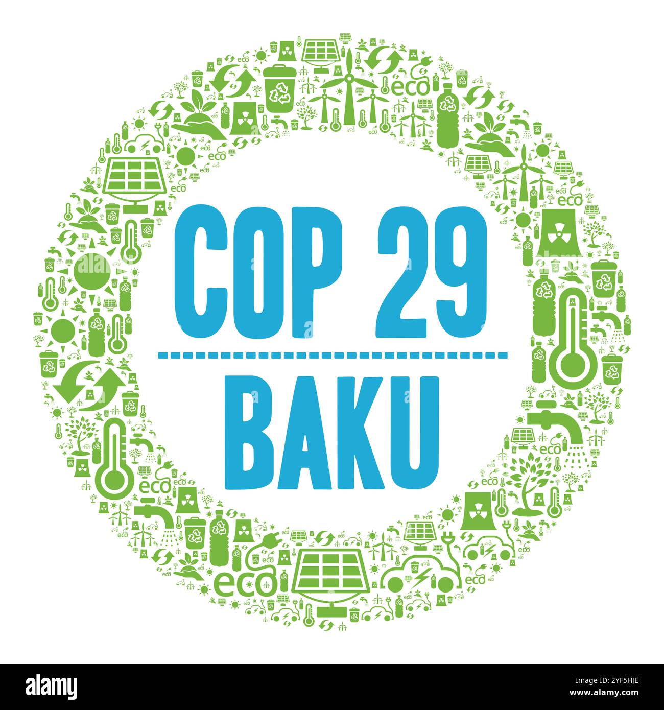 COP 29 in Baku, Azerbaijan symbol icon Stock Photo - Alamy