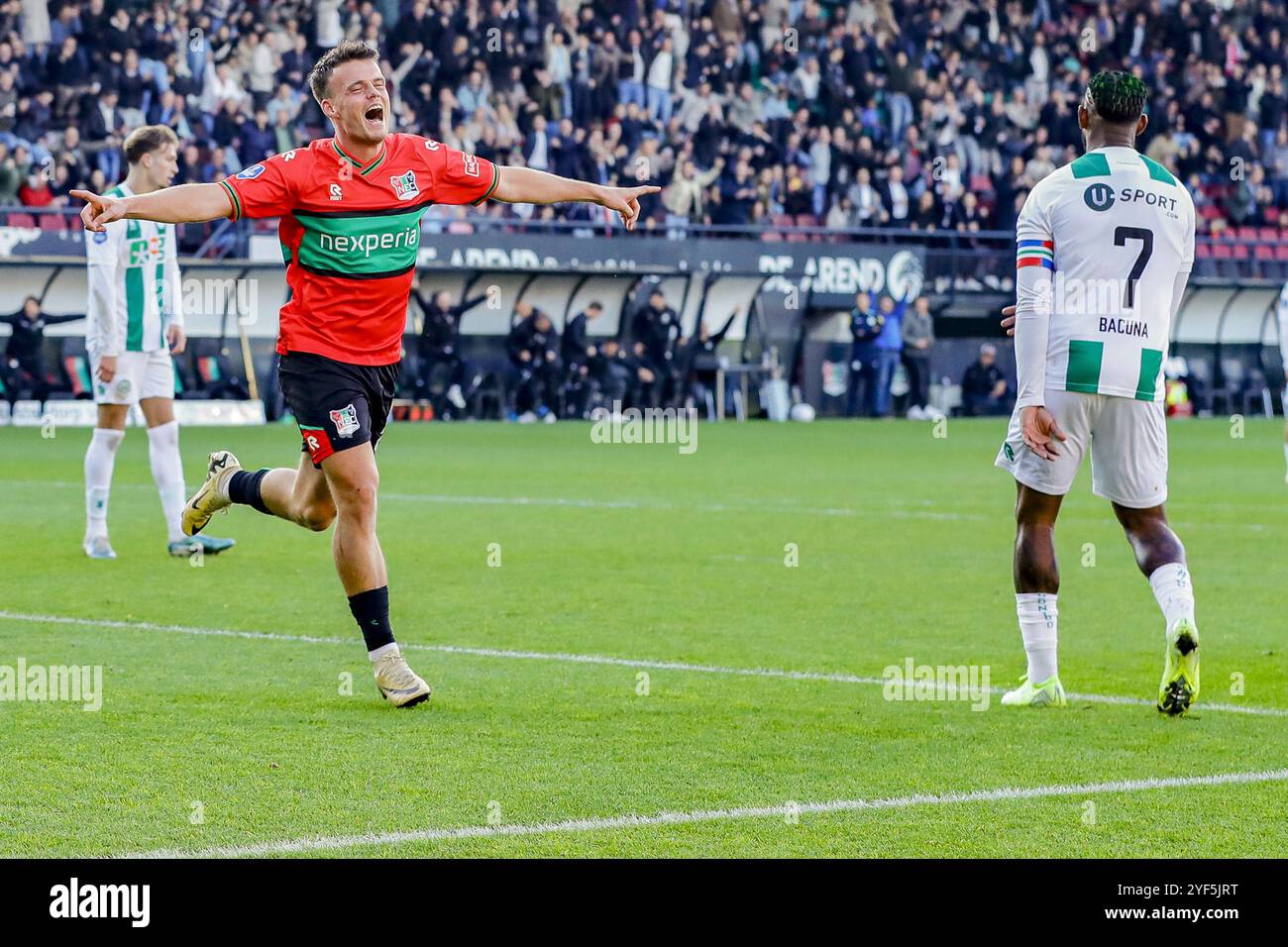 NIJMEGEN, 03-11-2024 , Goffert Stadium, football, Dutch eredivisie ...