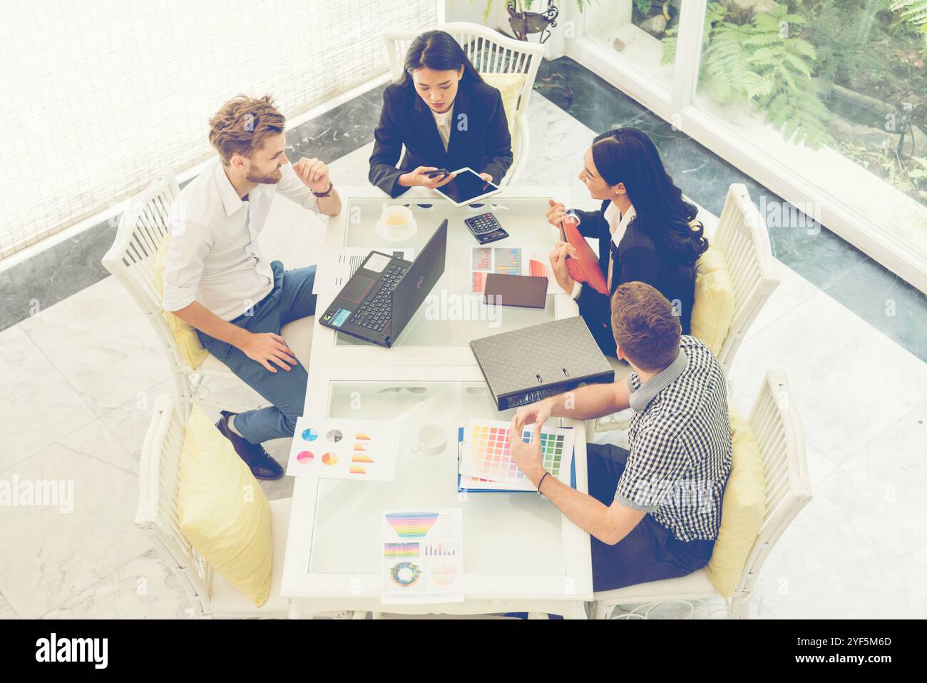 Teamwork Concept. Collaboration Team Meeting Communication with ...