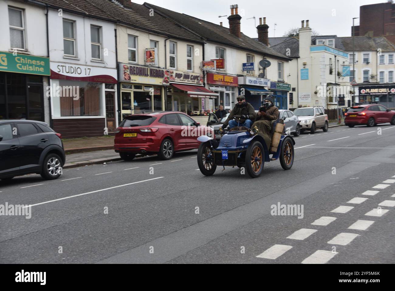 2024 London to Brighton Veteran Car Rally Stock Photo - Alamy