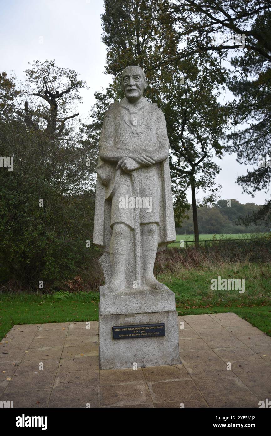 Statue of Robert Baden-Powell Stock Photo - Alamy