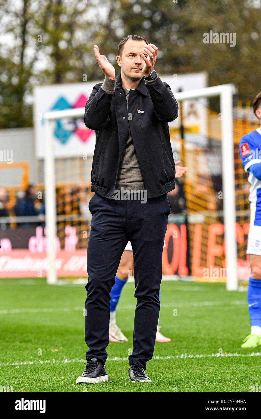 3rd November 2024; VBS Community Stadium, London, England; FA Cup First ...