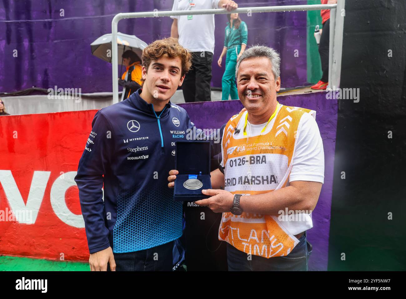 marshall award with COLAPINTO Franco (arg), Williams Racing FW46 ...