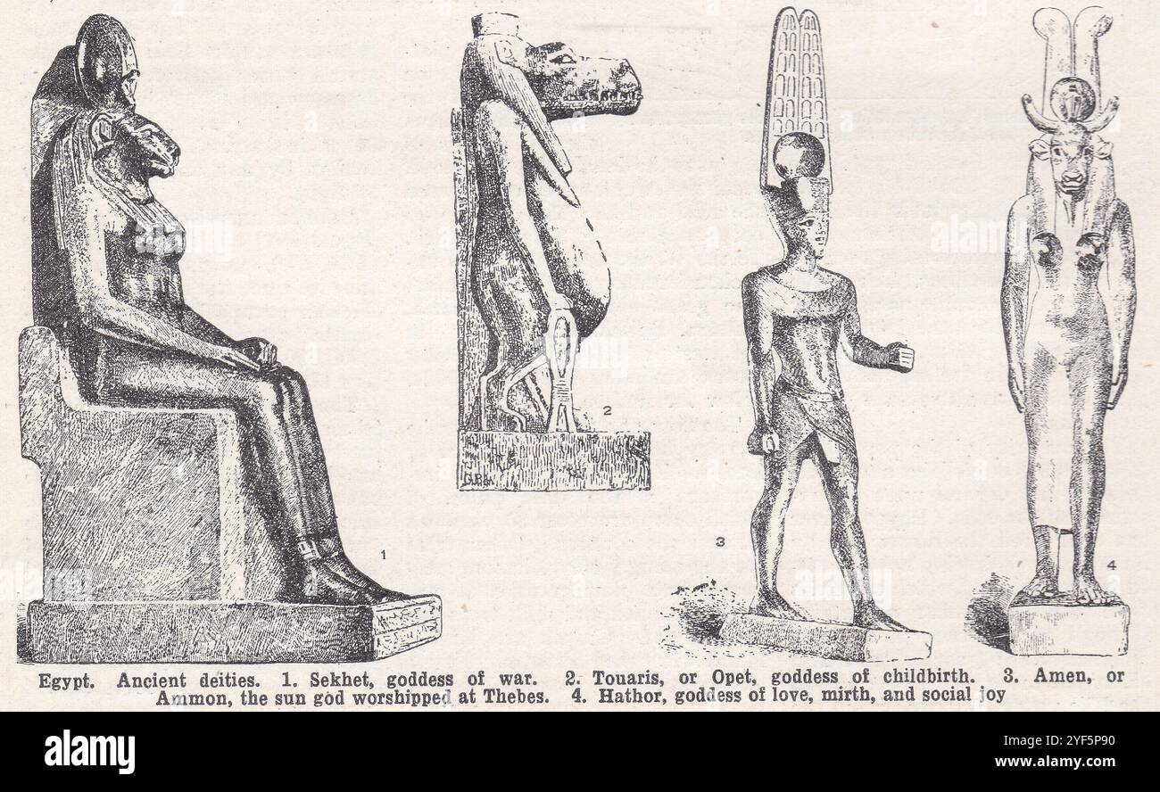 Egypt - Ancient deities Stock Photo - Alamy