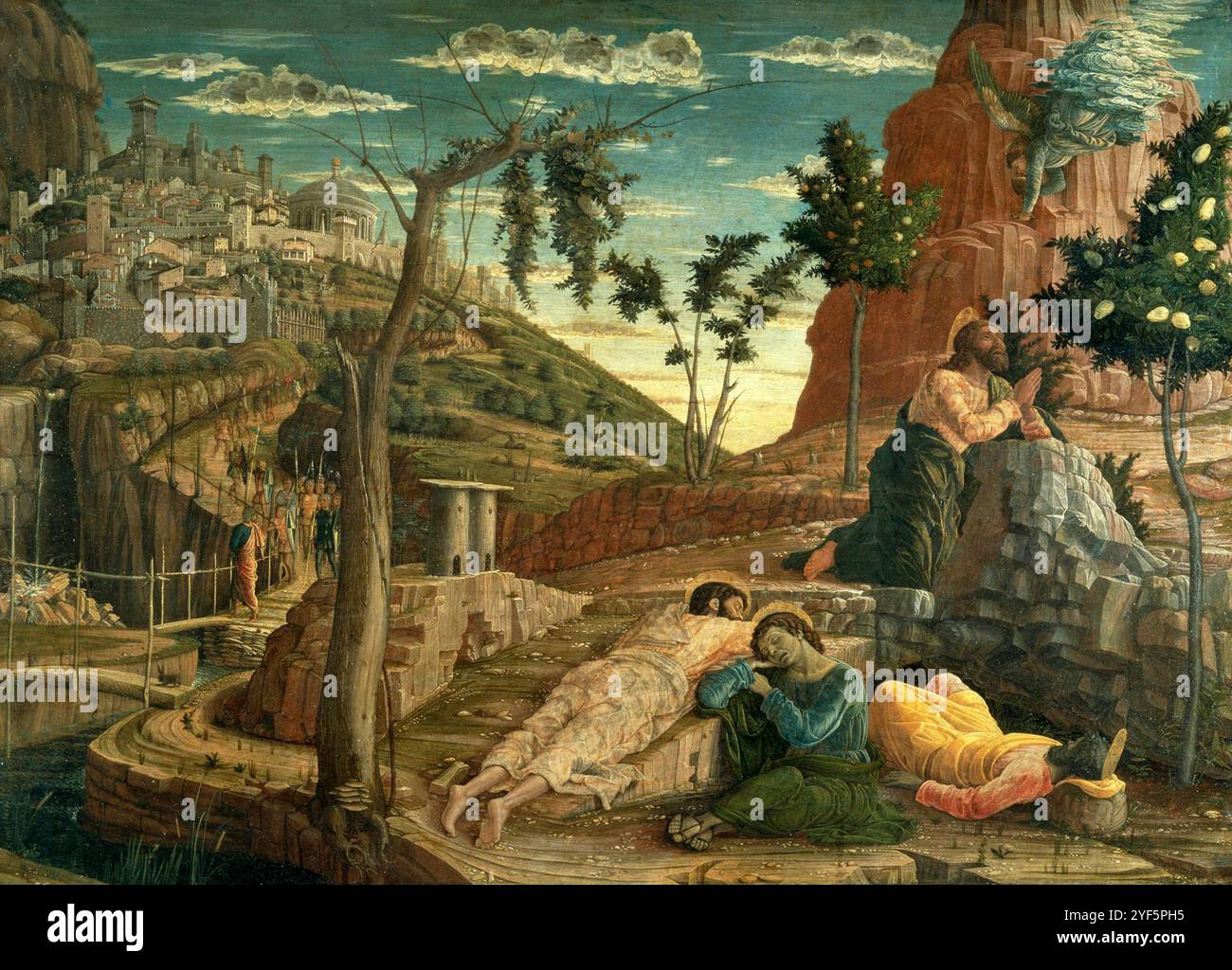 a large altarpiece painted by Andrea Mantegna between 1457 and 1459 for ...