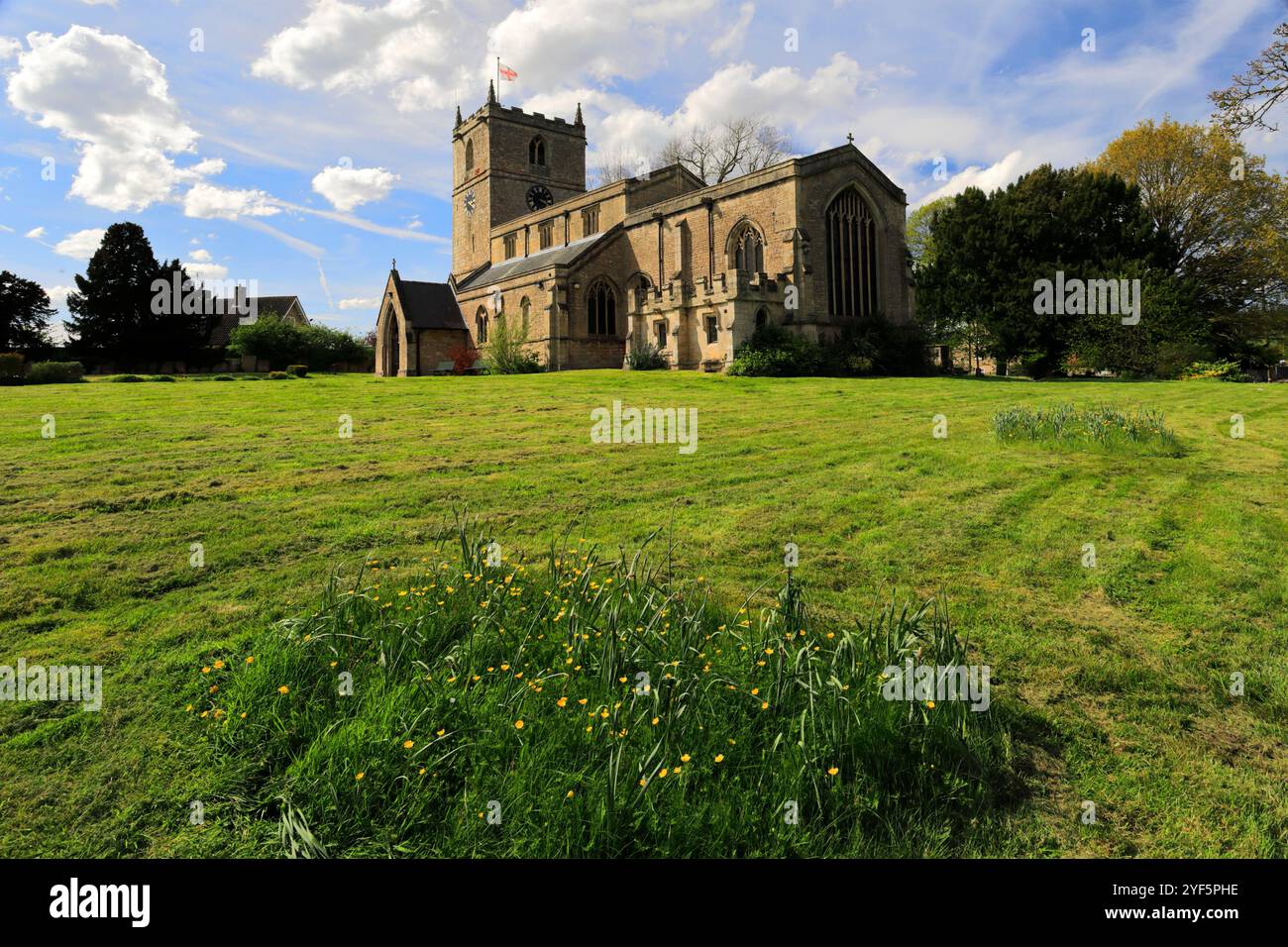 St Peter and St Pauls church, Church Warsop village, Nottinghamshire ...