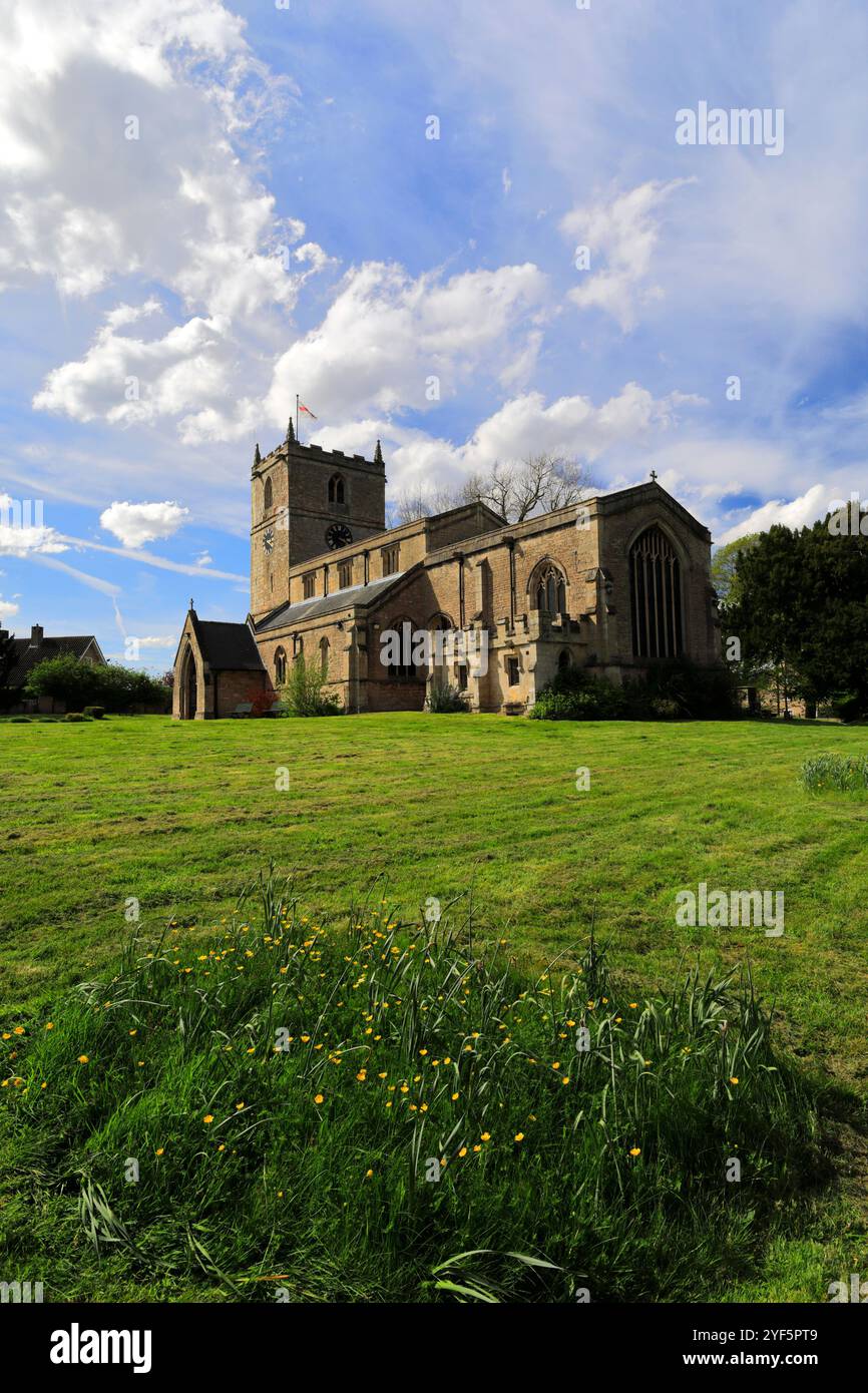 St Peter and St Pauls church, Church Warsop village, Nottinghamshire ...