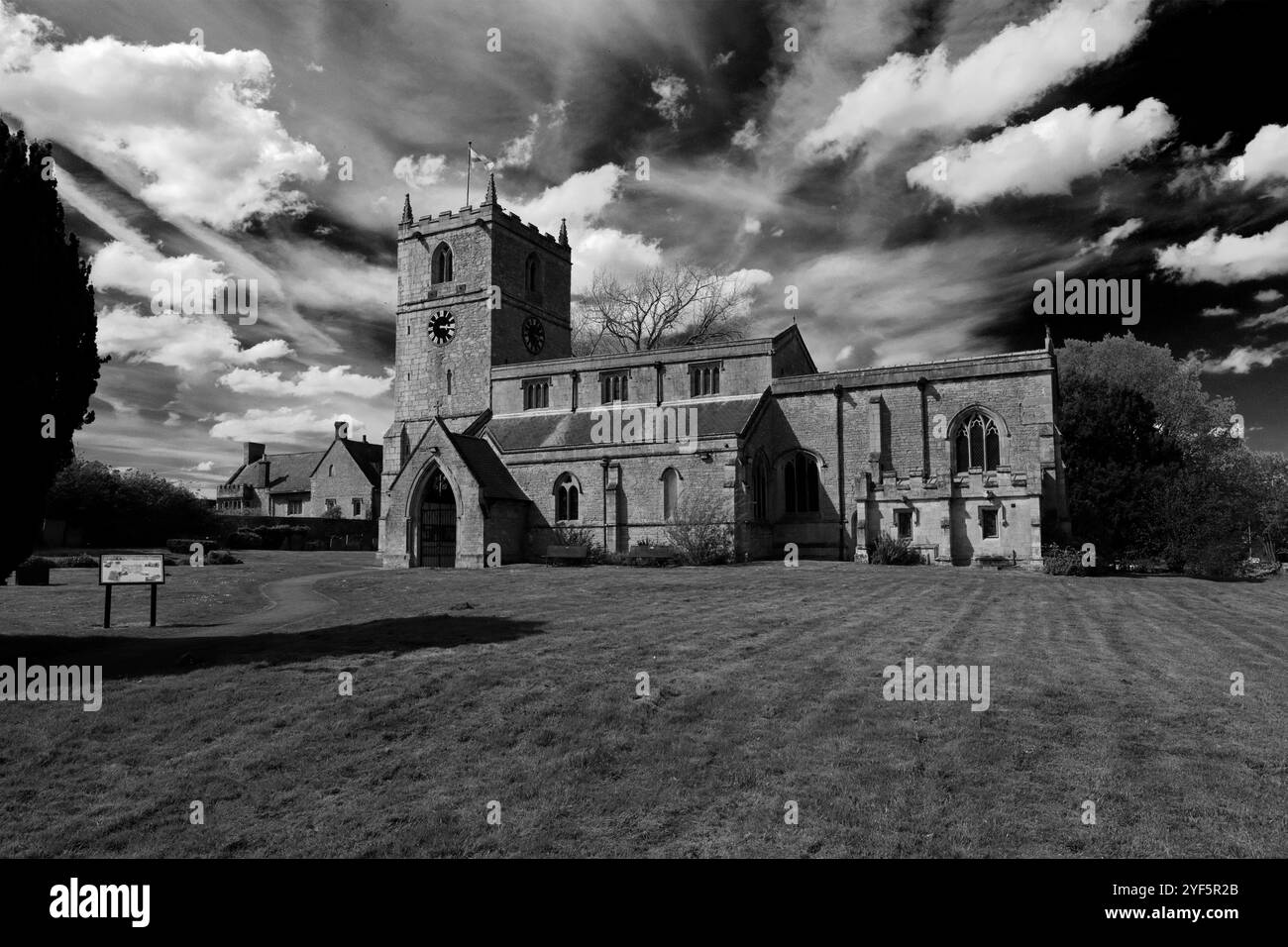 St Peter and St Pauls church, Church Warsop village, Nottinghamshire ...