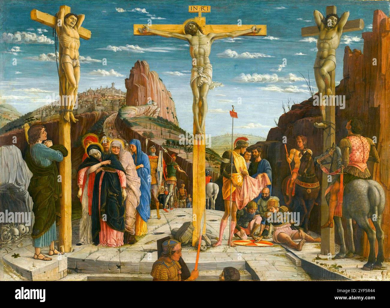a large altarpiece painted by Andrea Mantegna between 1457 and 1459 for ...