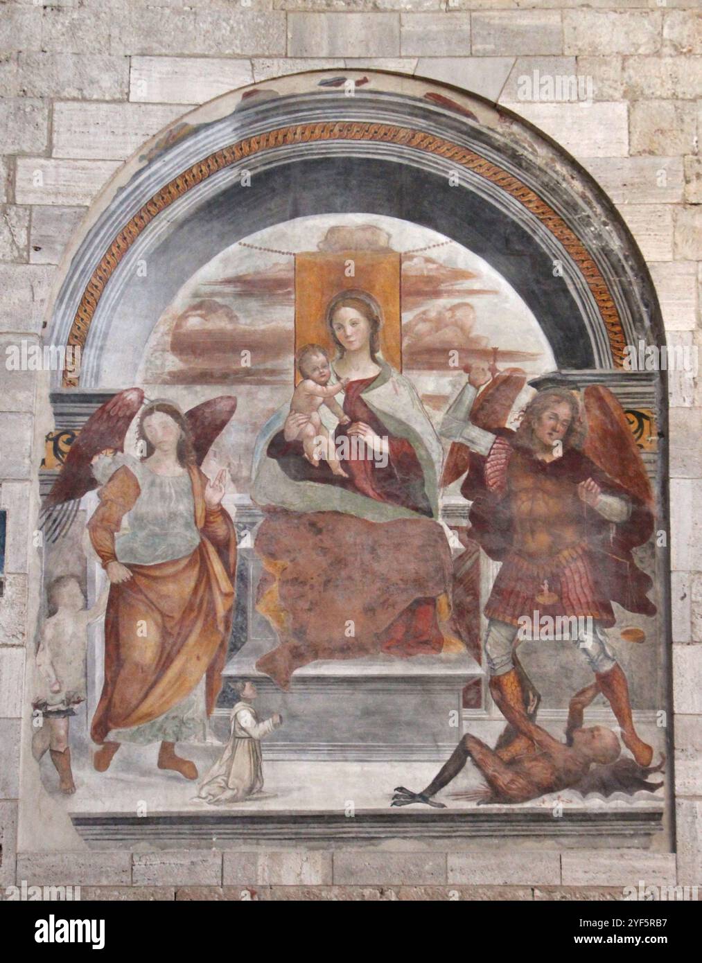 Sodoma - Virgin with child archangel Michael before a donor - Basilica ...