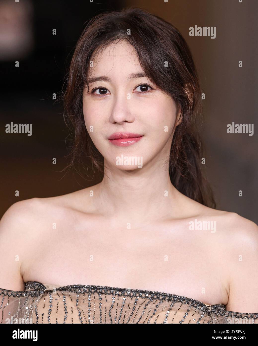 MIRACLE MILE, LOS ANGELES, CALIFORNIA, USA - NOVEMBER 02: Lee Ji-ah arrives at the 13th Annual ...