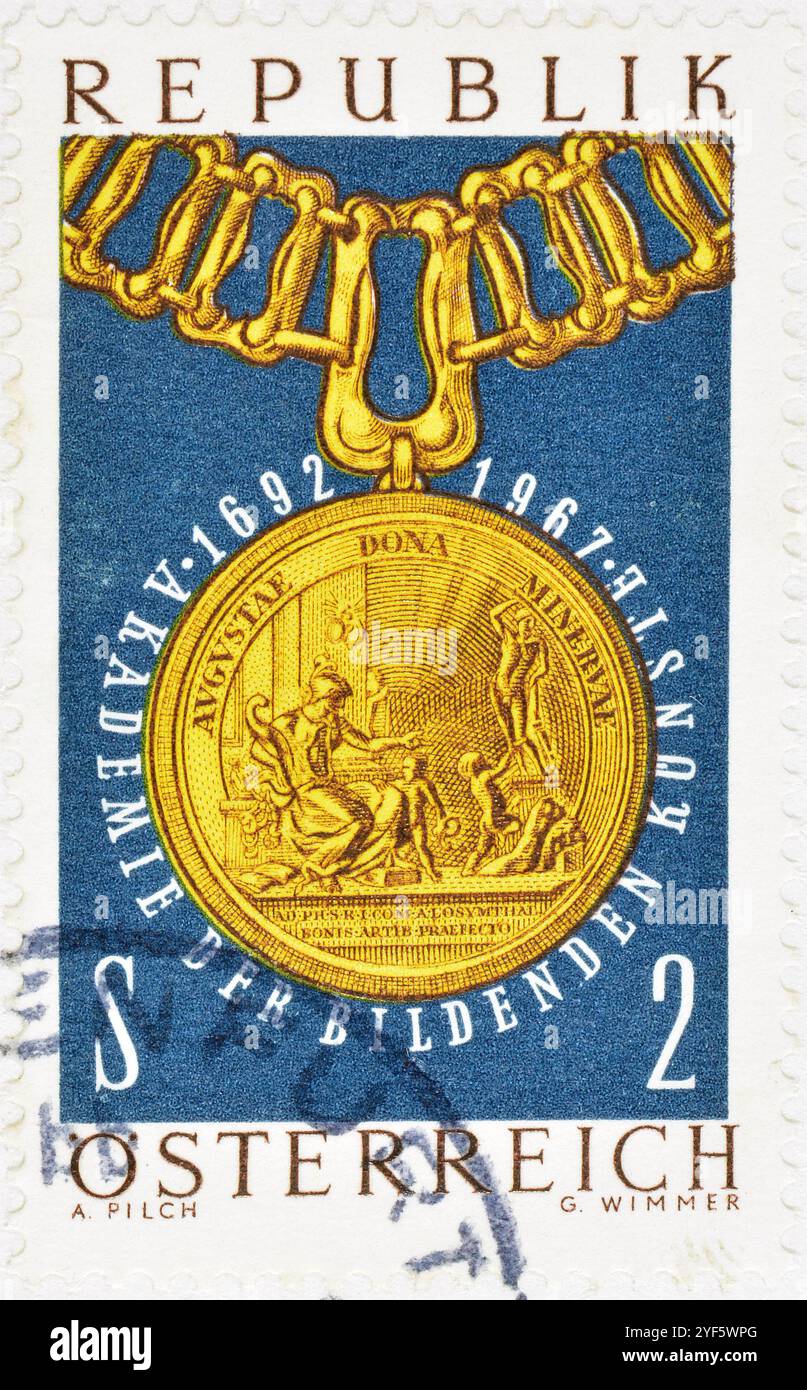 Cancelled postage stamp printed by Canada, that celebrates 275th ...