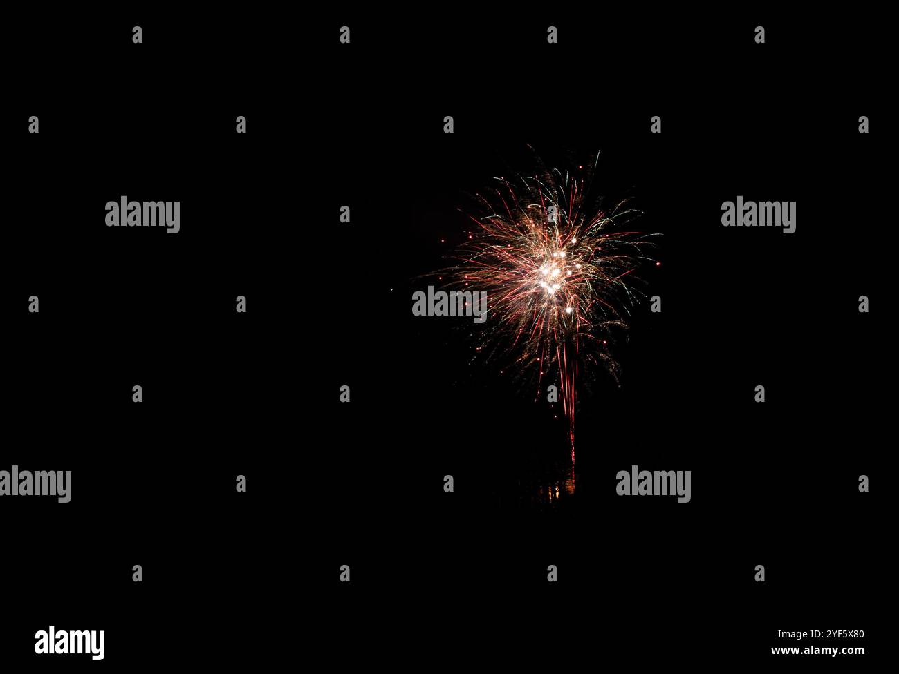 Fireworks by a dark sky bonfire night, Diwali, new year, Chinese new ...