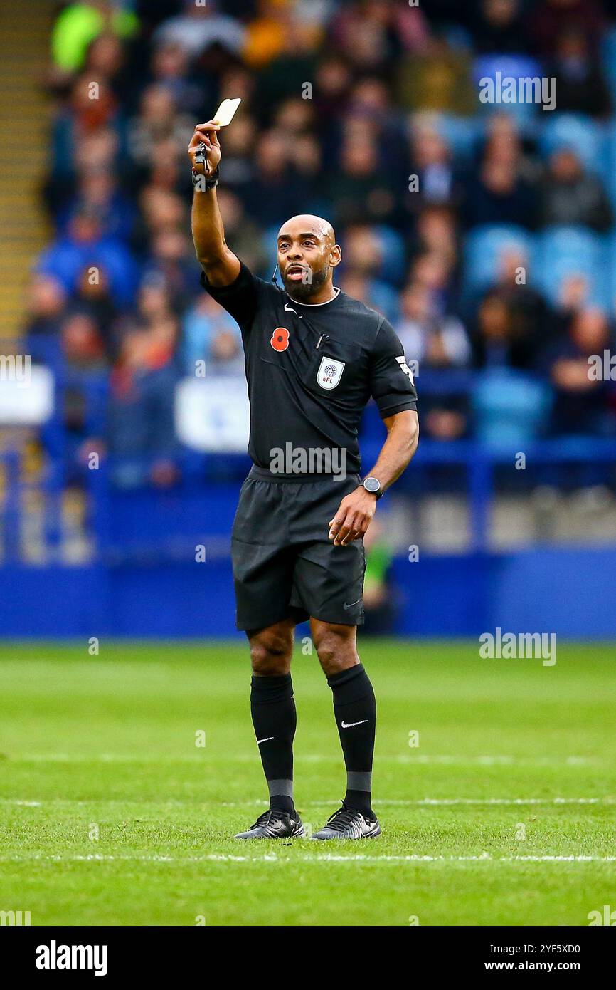 Hillsborough Stadium, Sheffield, England - 2nd November 2024 Referee ...