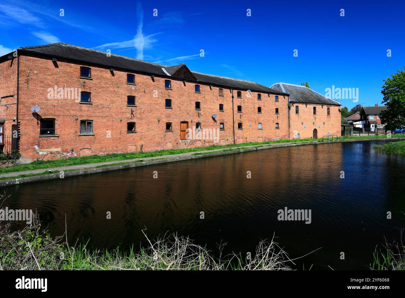 The Grove Mill on the Chesterfield canal, Retford town, Nottinghamshire ...