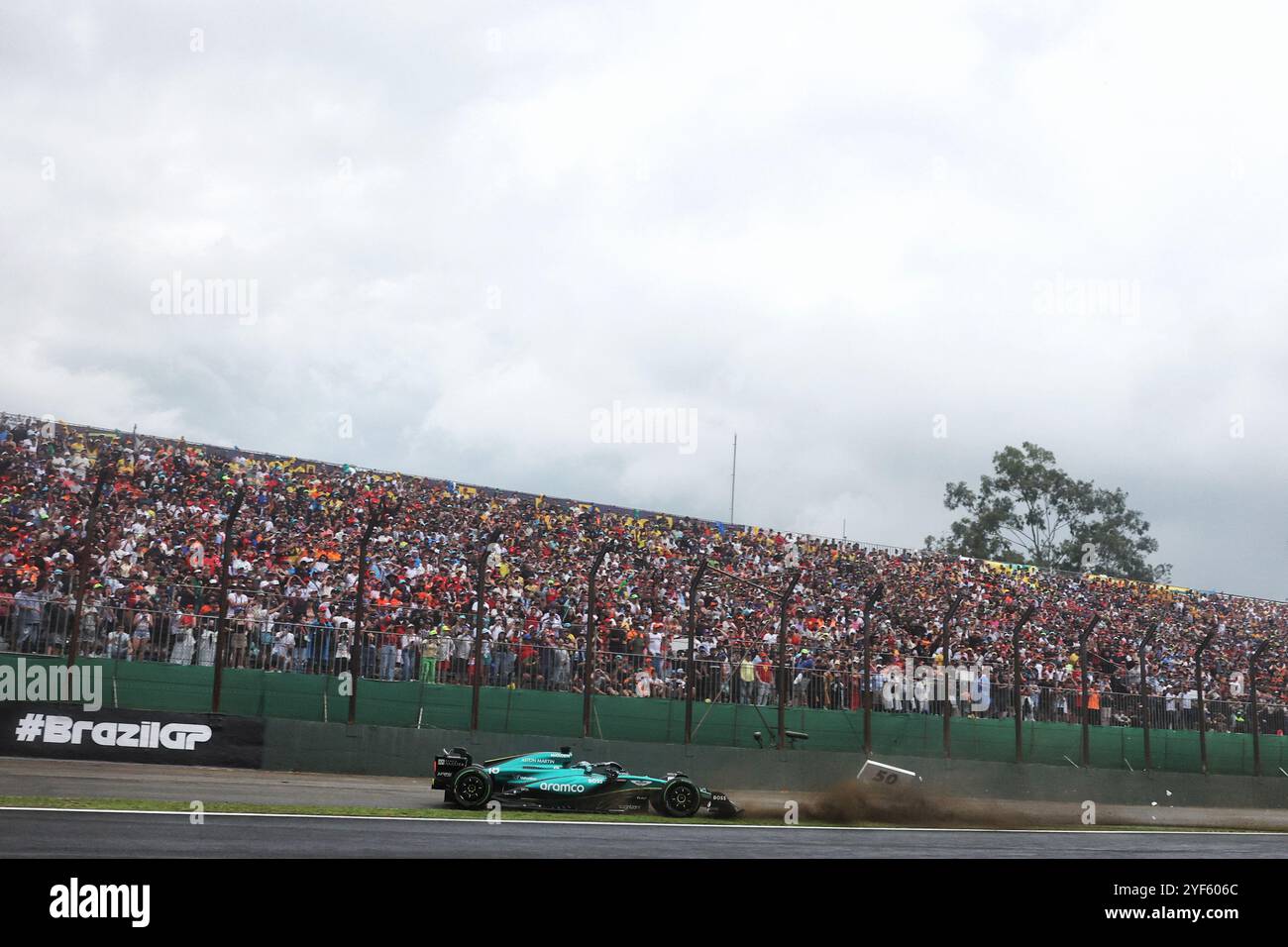 Sao Paulo, Brazil. 03rd Nov, 2024. Lance Stroll (CDN) Aston Martin F1 ...