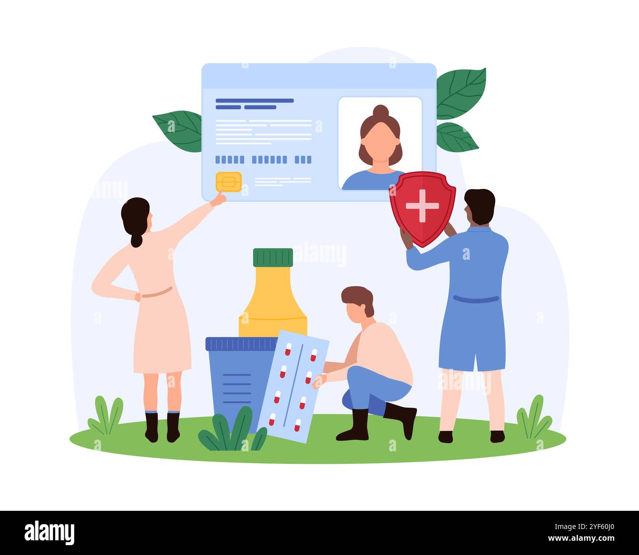 Medical professionals reviewing patient ID cards and medication ... Medical professionals reviewing patient ID cards and medication ...