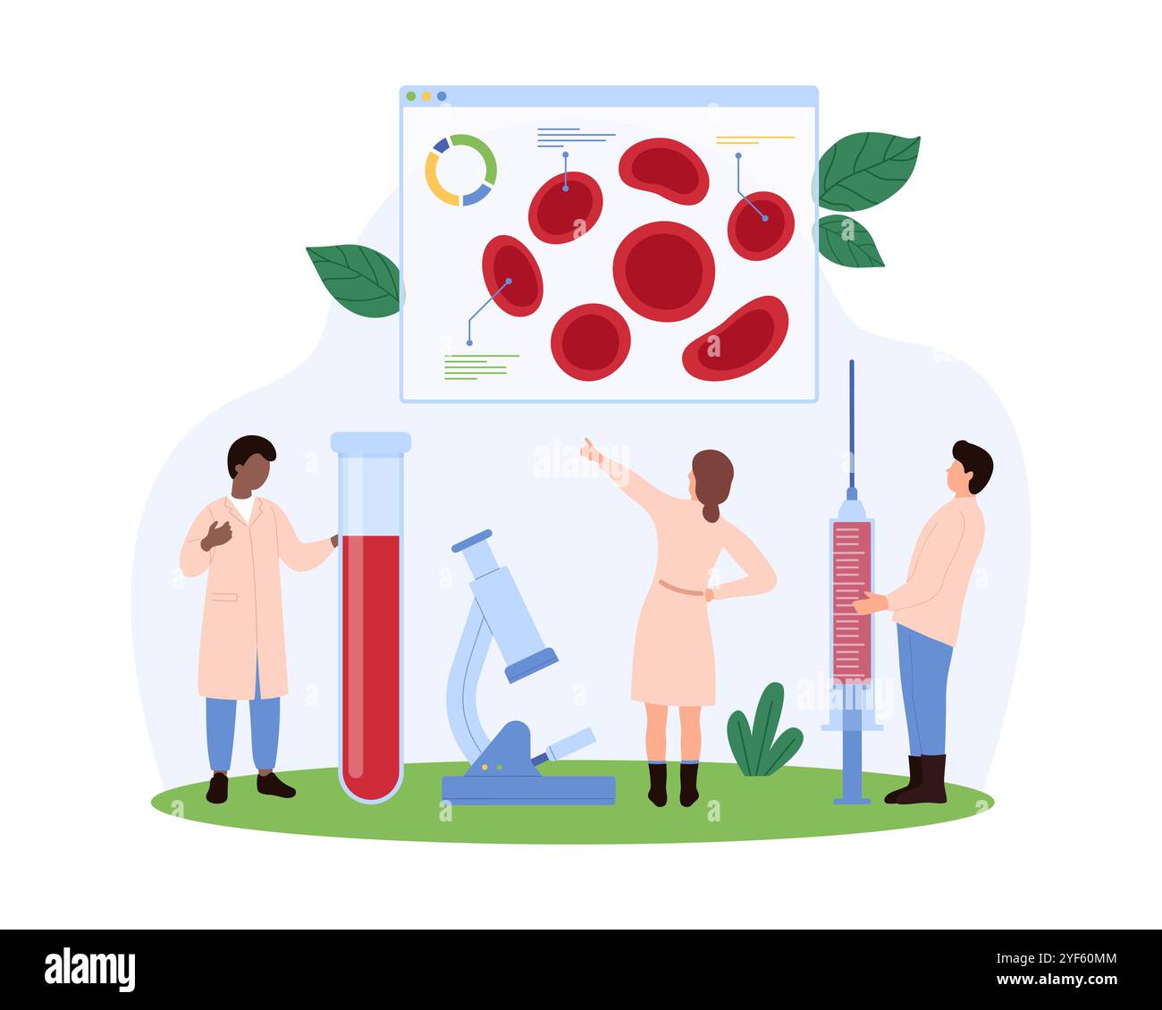 Research scientist blood Cut Out Stock Images & Pictures - Alamy