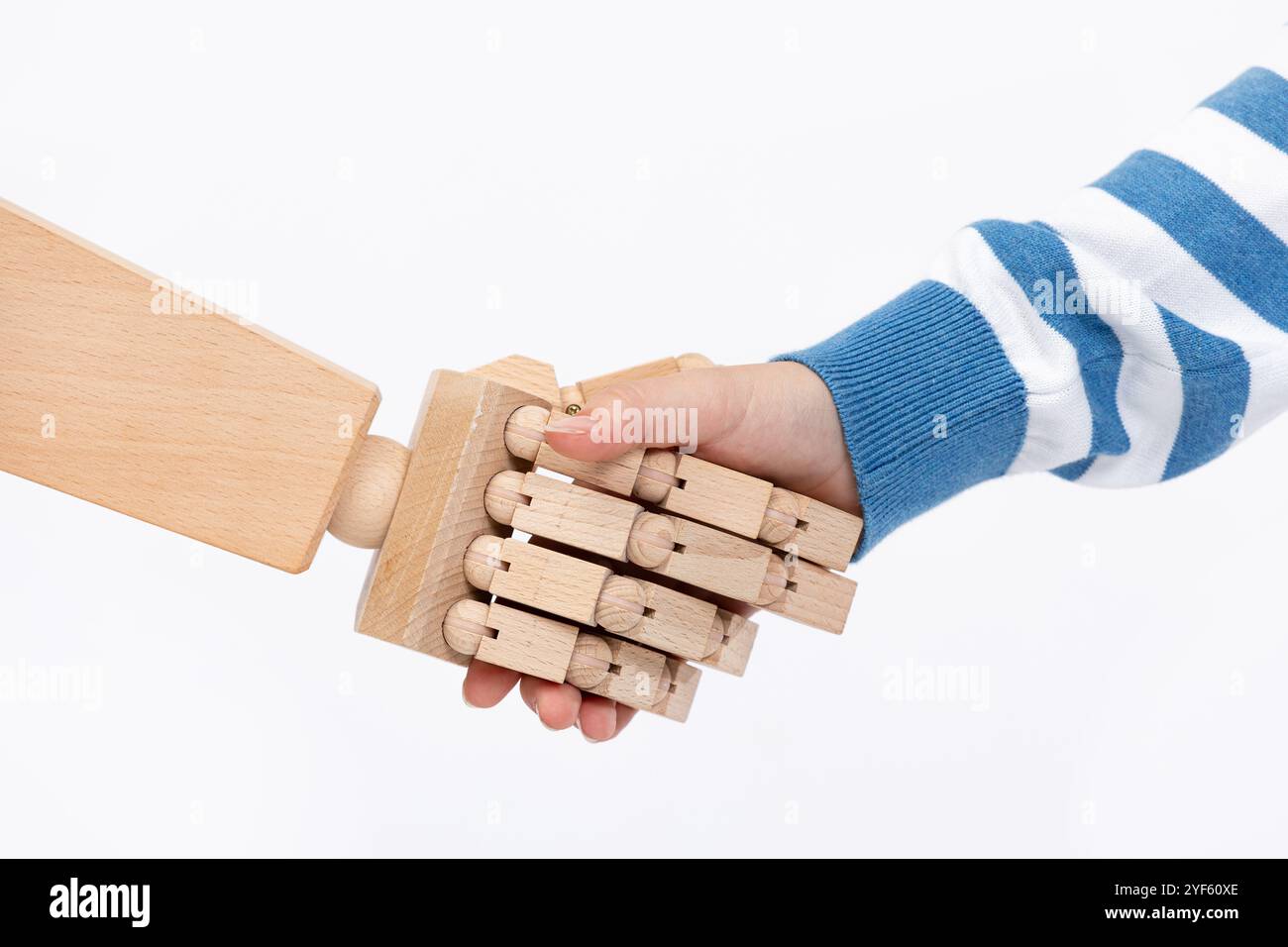 A Friendly Handshake Between a Human and a Robotic Arm A Symbol of ...