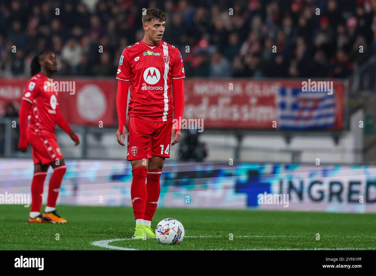 Daniel Maldini of AC Monza seen in action during Serie A 2024/25 ...