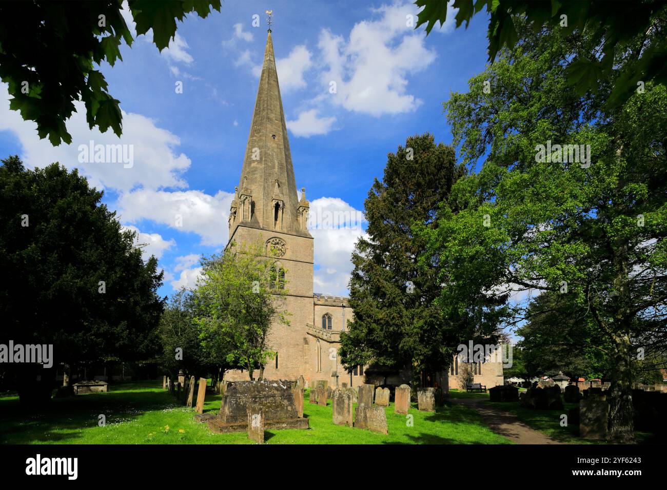 St Marys Church, Edwinstowe village, Nottinghamshire, England, UK ...