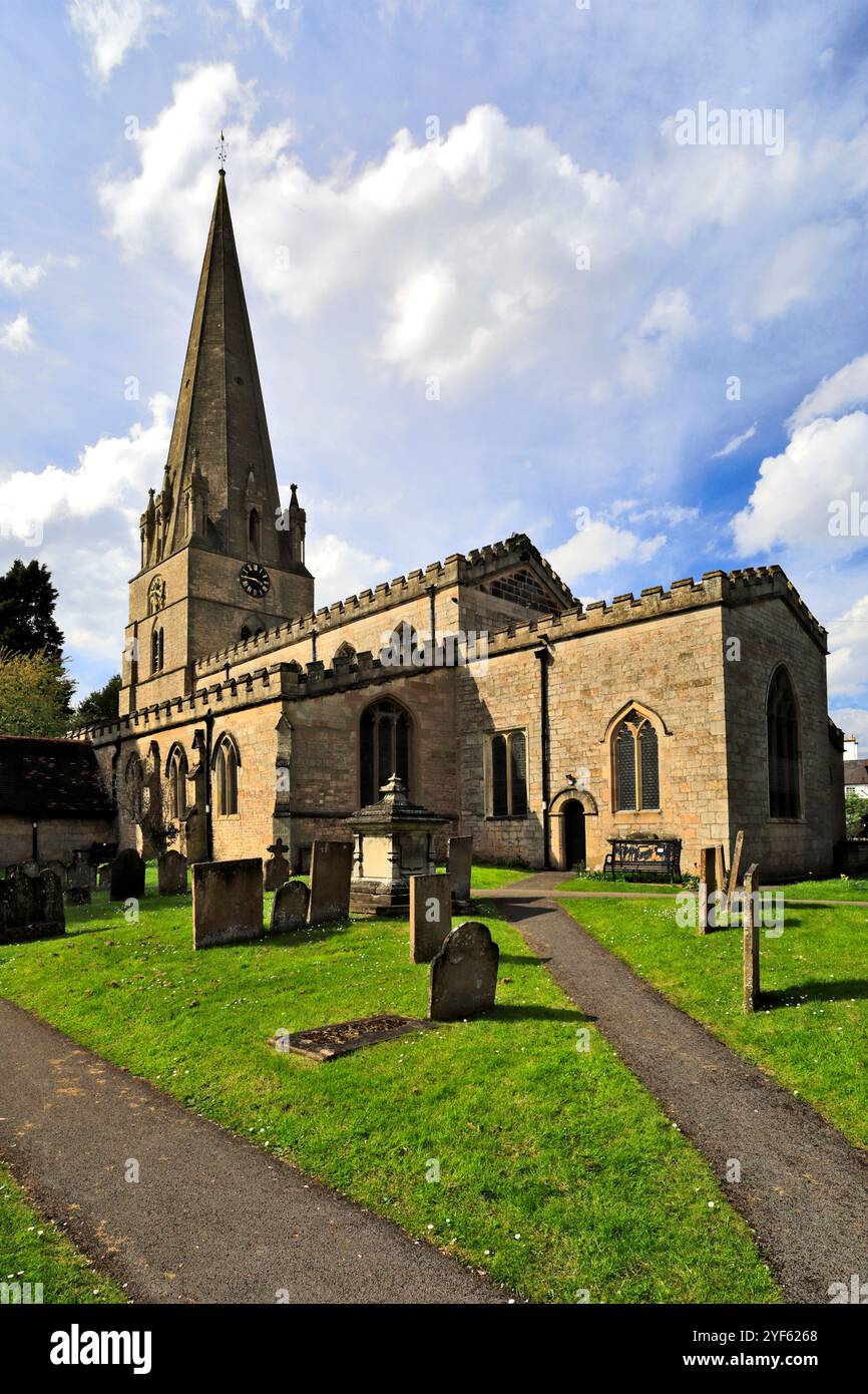 St Marys Church, Edwinstowe village, Nottinghamshire, England, UK ...