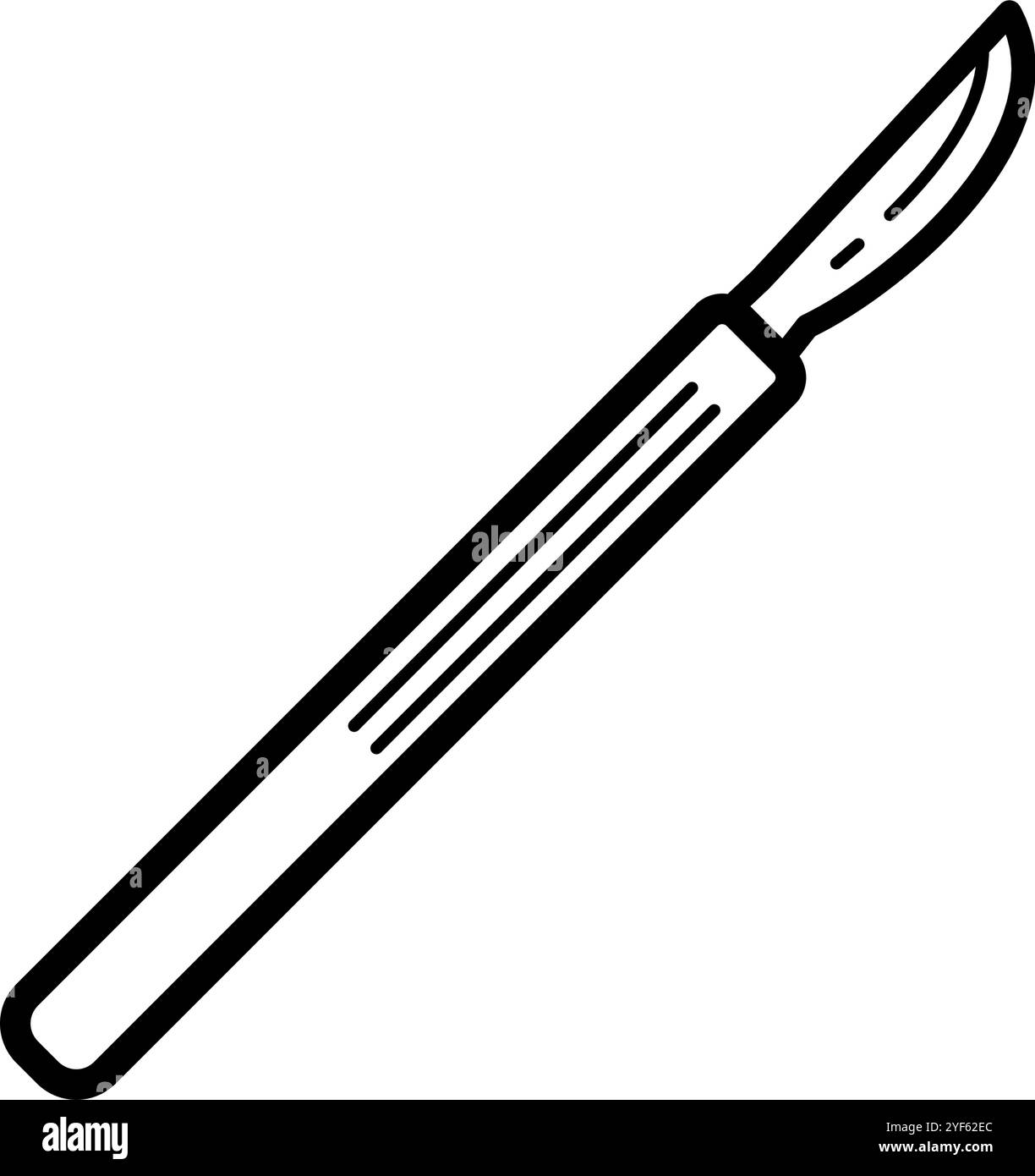Surgery knife Stock Vector Images - Alamy