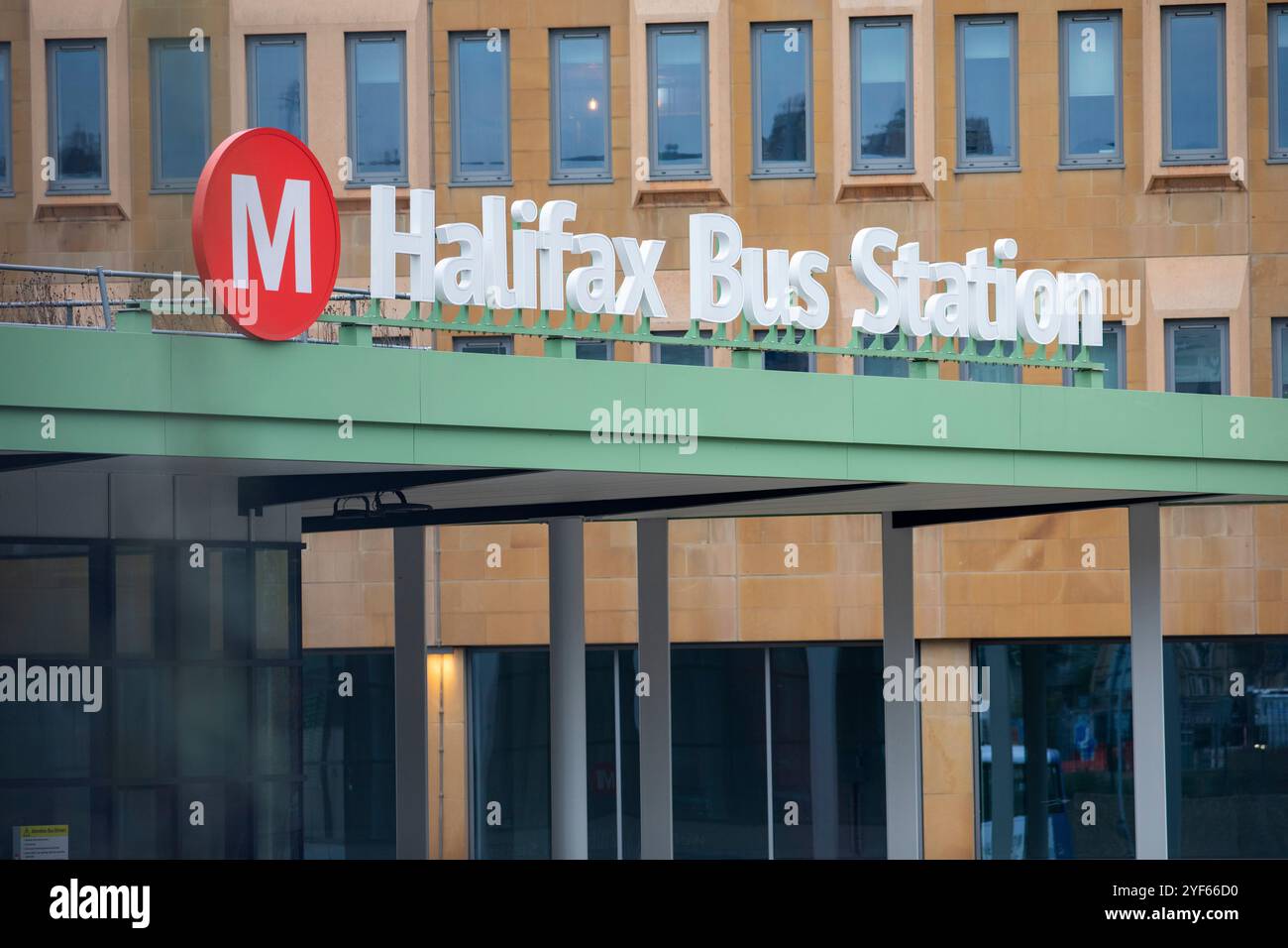 Halifax bus station serves the town of Halifax, West Yorkshire, England ...