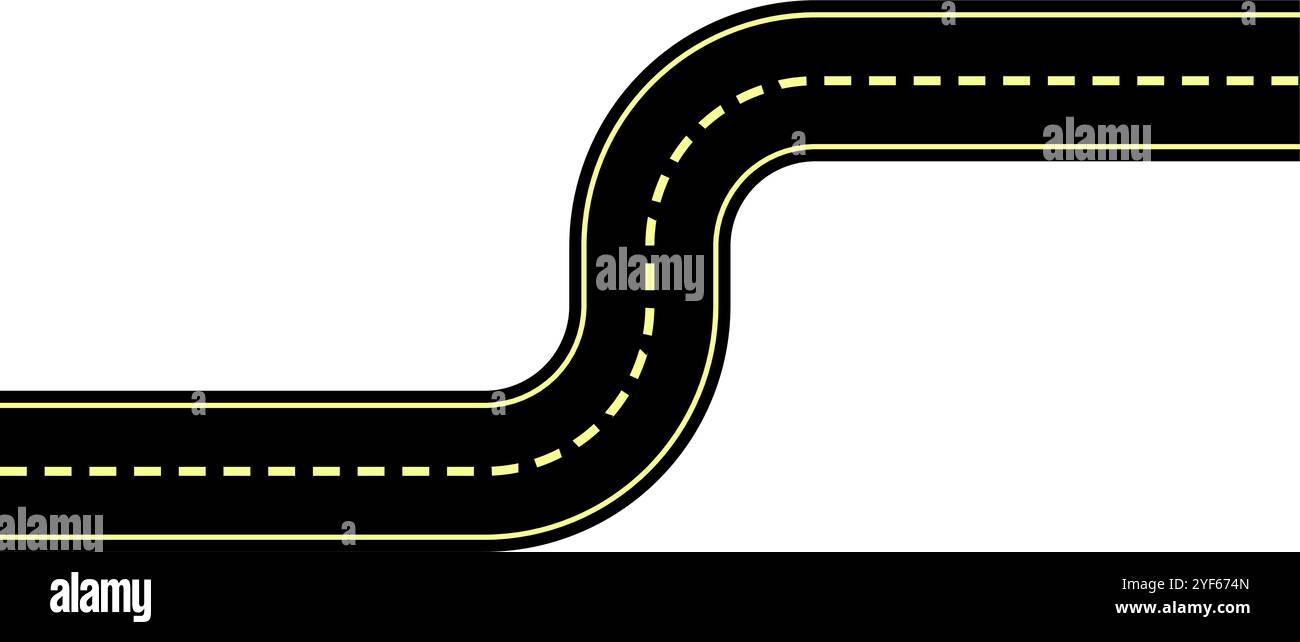 road, asphalt roadway - vector illustration Stock Vector Image & Art ...