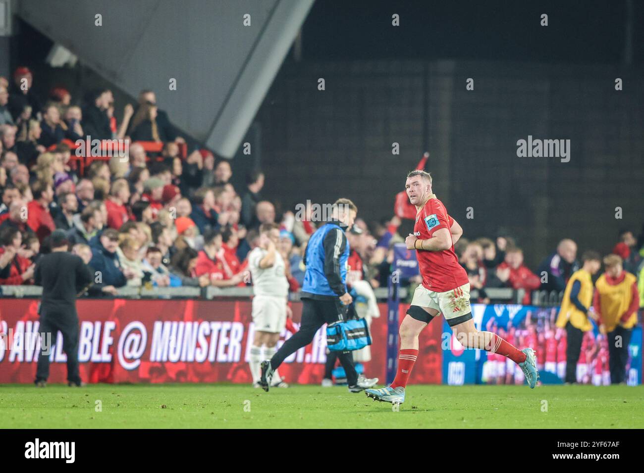 November 2nd, 2024, Thomond Park, Limerick, Ireland - Action from ...