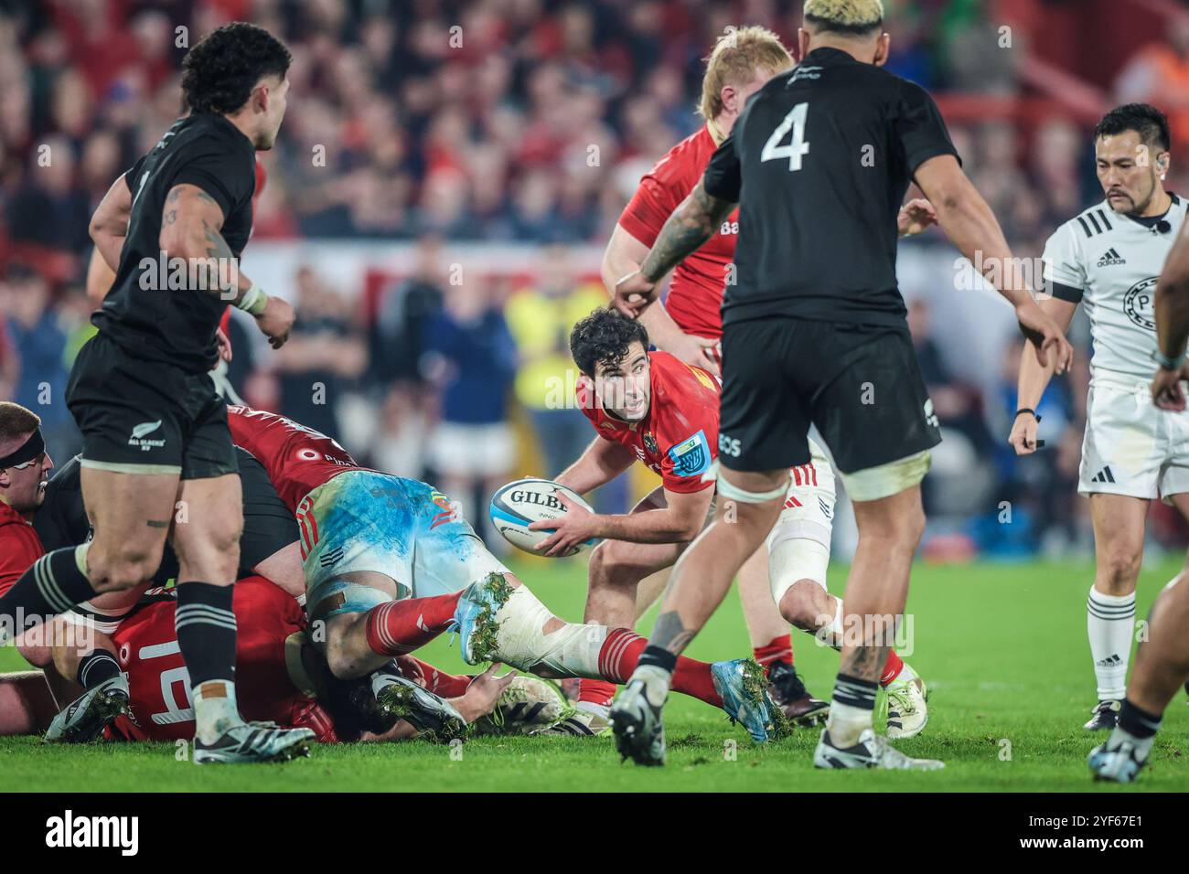 November 2nd, 2024, Thomond Park, Limerick, Ireland - Action from ...