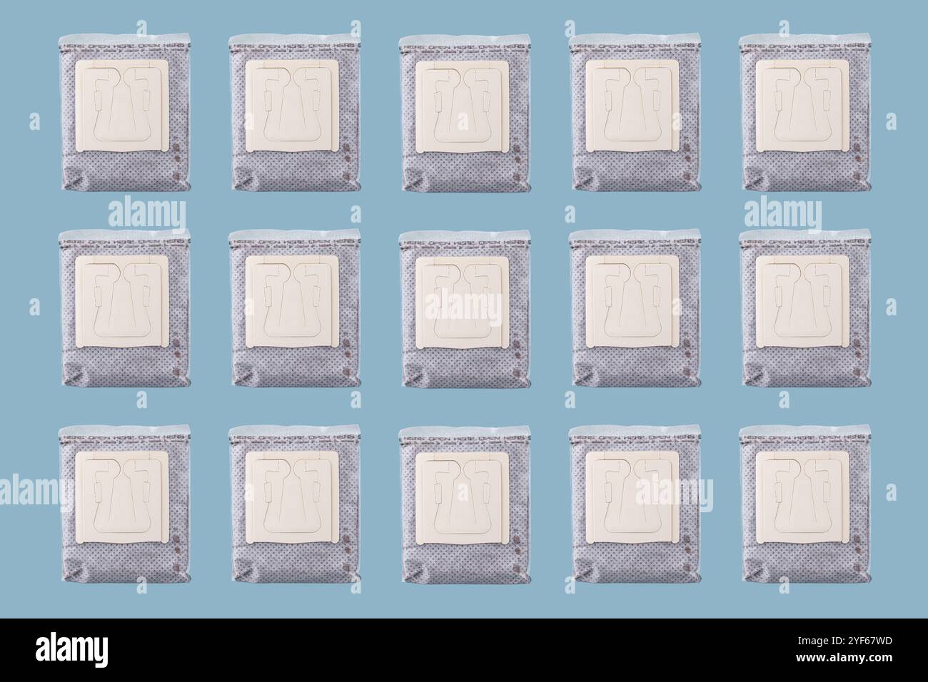 Uniform packaging canvas frames artworks display Stock Photo - Alamy