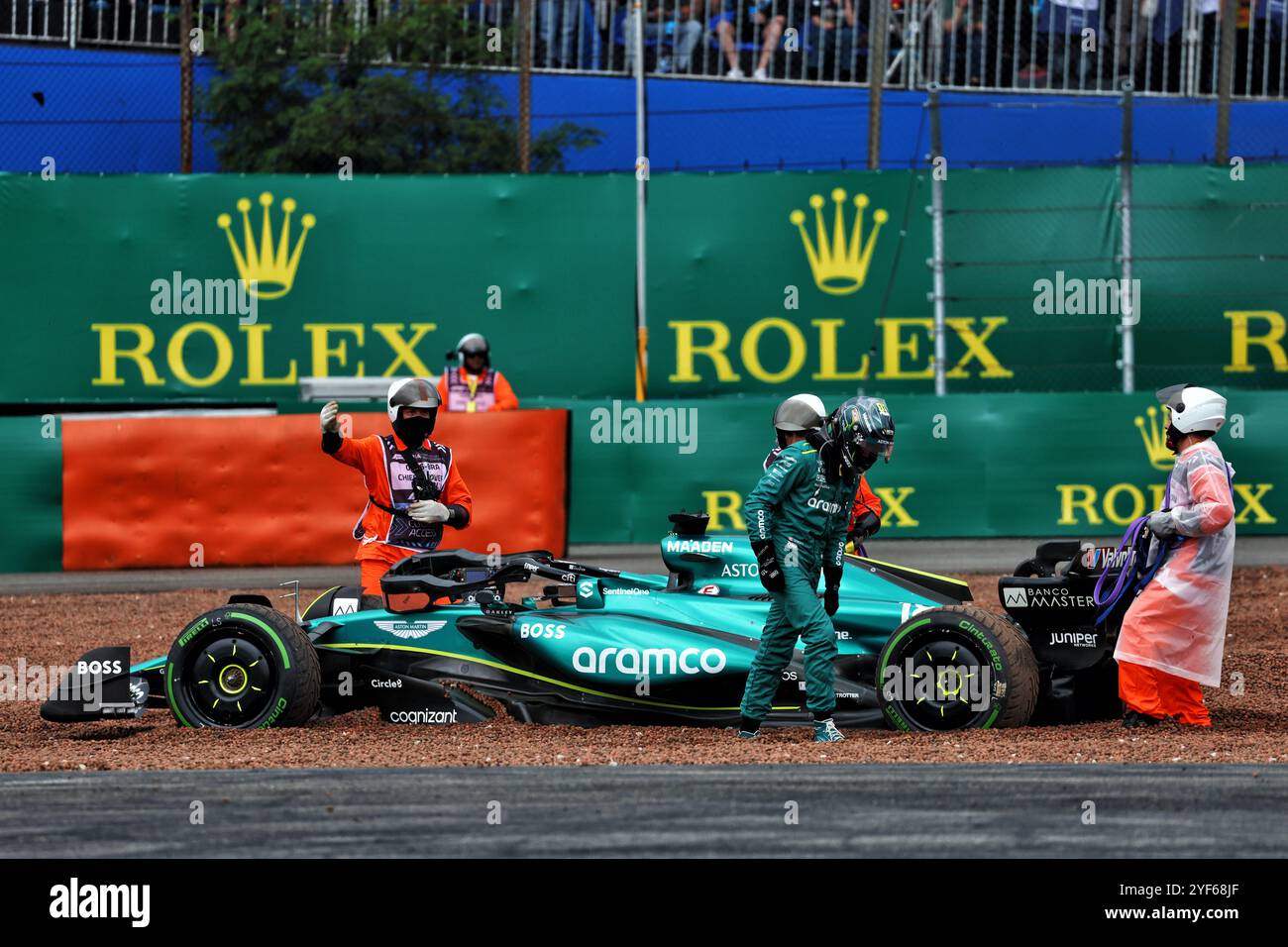 Sao Paulo, Brazil. 03rd Nov, 2024. Lance Stroll (CDN) Aston Martin F1 ...