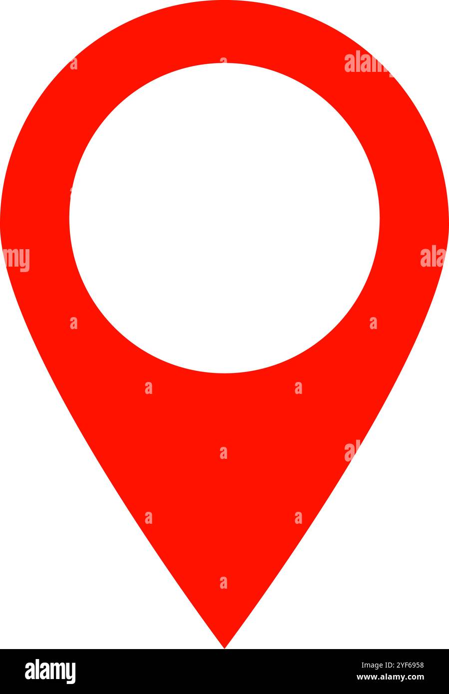 Location pin marking point Stock Vector Images - Alamy