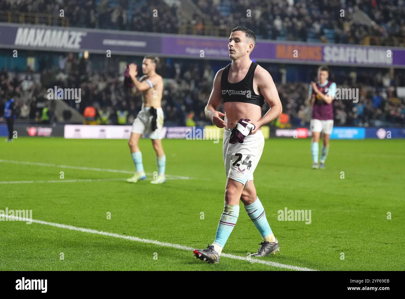Burnley’s Josh Cullen shows dejection after their side’s defeat in the ...