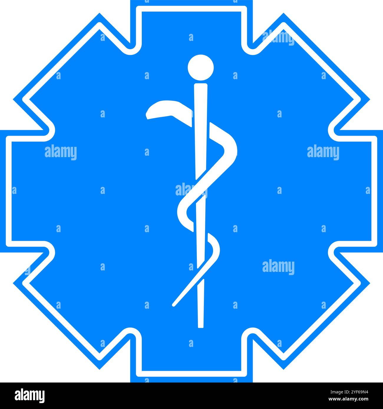 Medical snake vector symbol. esculapius snake Stock Vector Image & Art ...