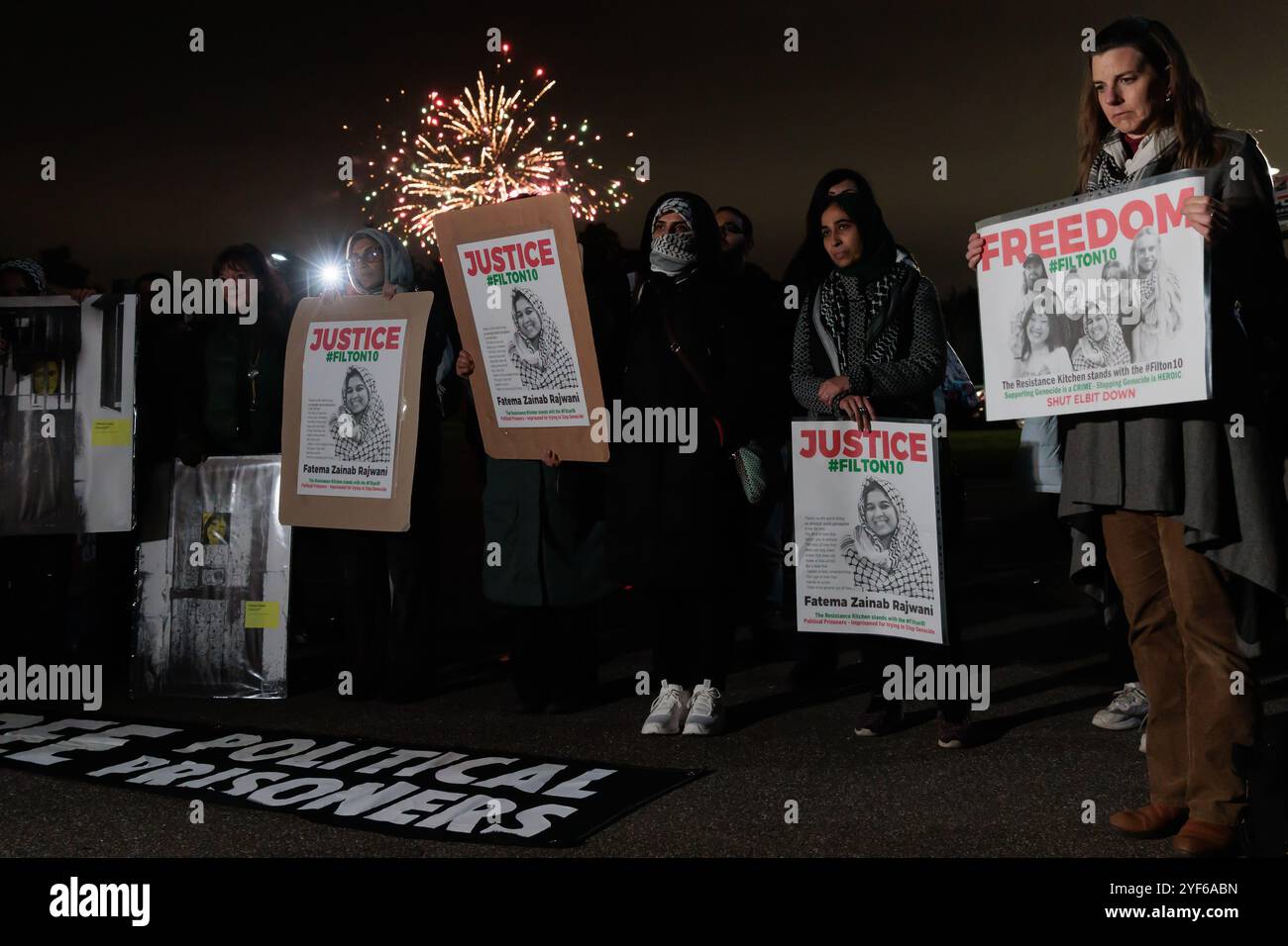 Ashford, UK. 2nd November, 2024. Family members and supporters of the ...